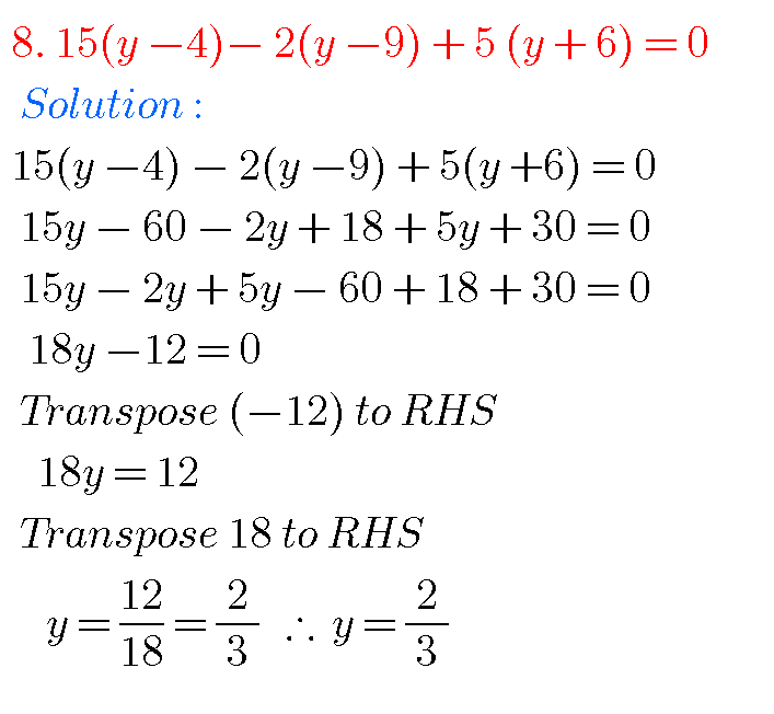 Ncert solutions for class 8 maths chapter 2,Linear Equations in One ...