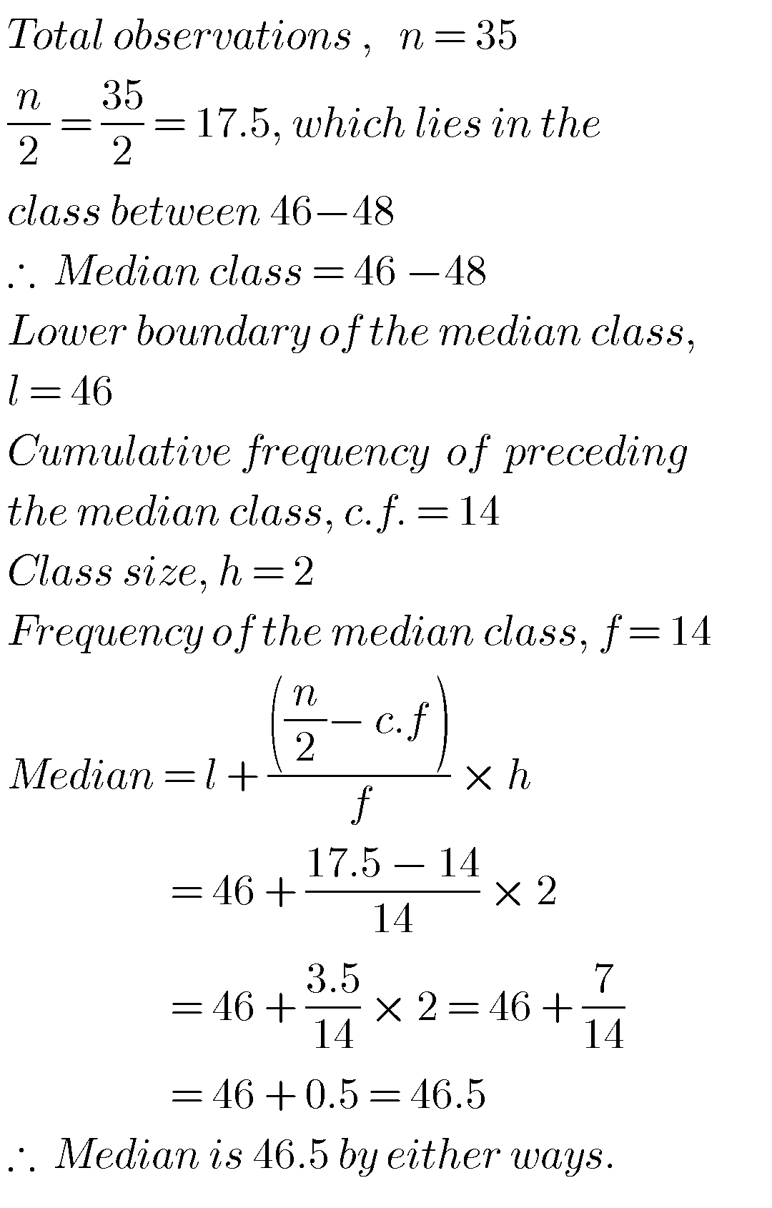 Maths solutions for Statistics class 10,SSC AP & TS mathematics - MATHS ...