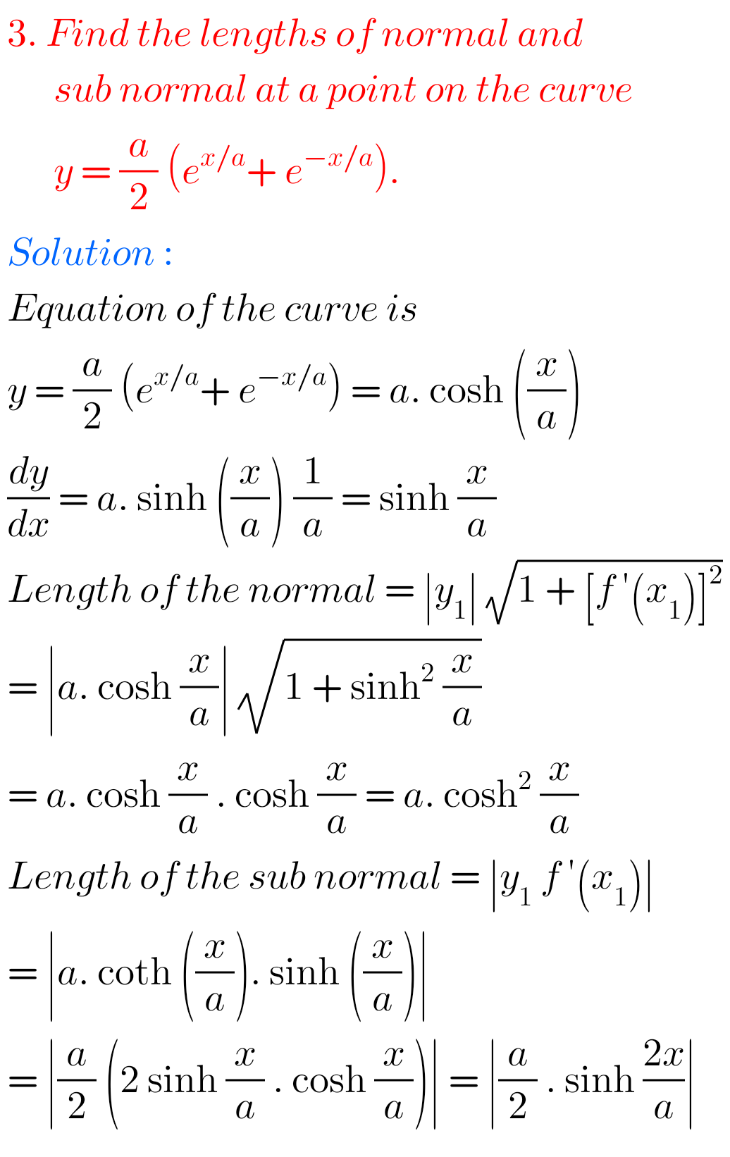 Exercise 10c Applications Of Derivatives Solutions Textbook Inter